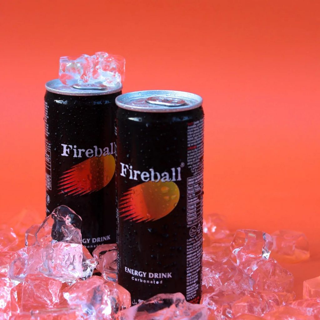 Fireball Carbonated Energy Drink 24 cans per carton. - NJM Trading